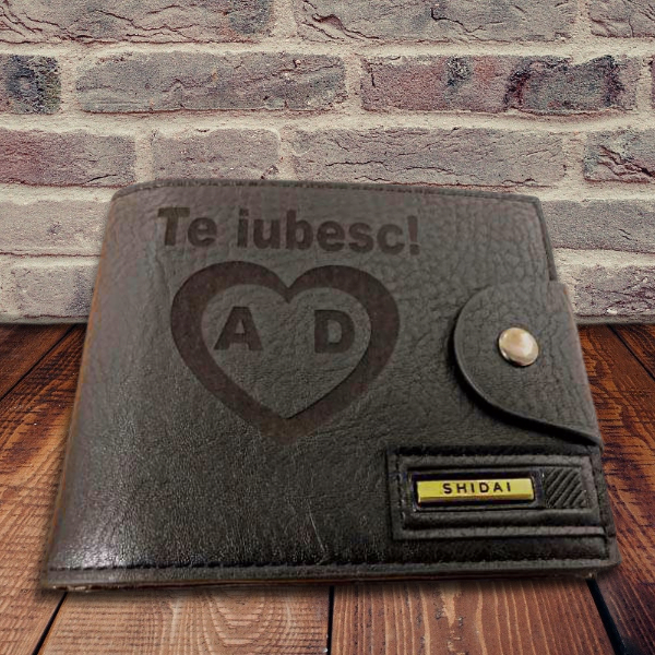 Portofele Personalizate din Piele, Gravate Laser - Artcado